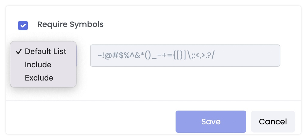 Setting Password Rules In The Enpass Admin Console